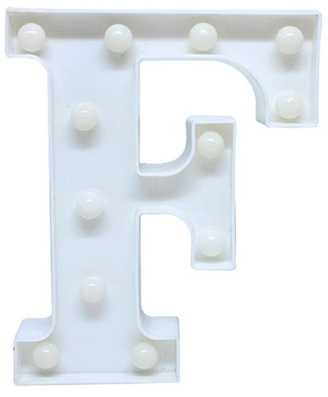 Produtos > Importação Própria > Luminária de LED Letras > Letra LED - F ...