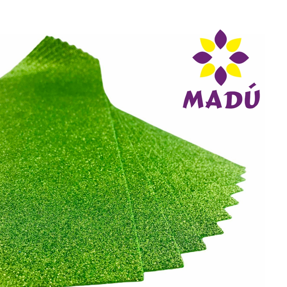 Produtos > Importação Própria > Folha de EVA com Glitter Verde Claro ...